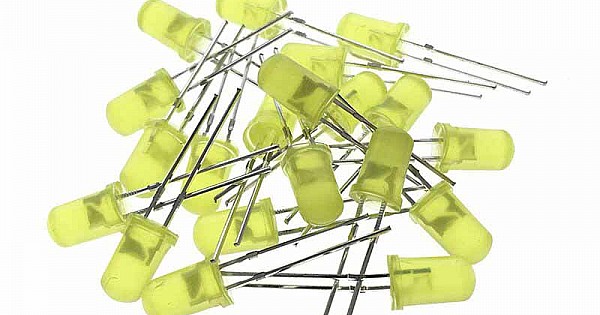 Yellow LED 5mm Pack Of 100 (Light Emitting Diod)