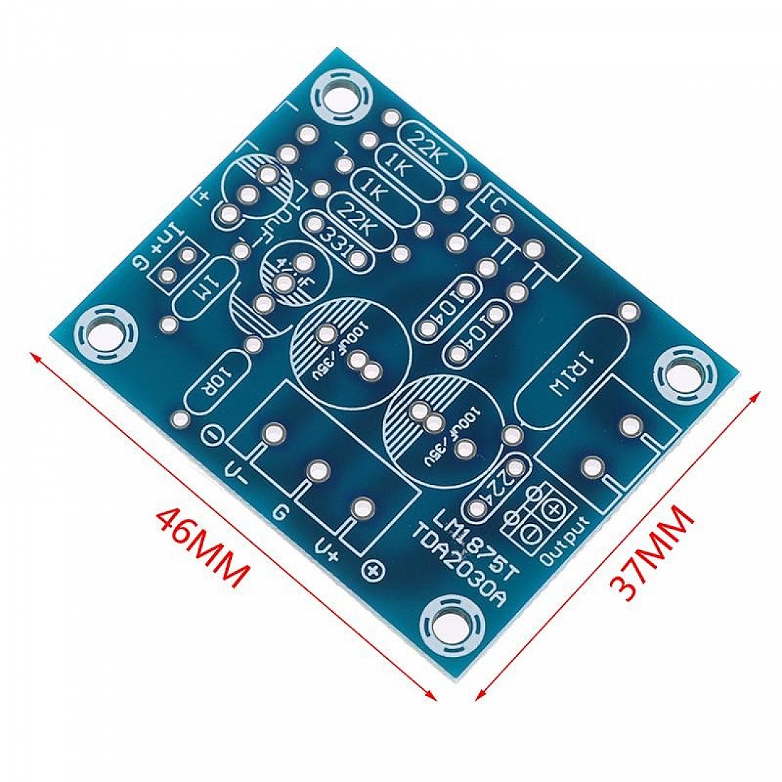 LM1875T Mono Audiophile Amplifier Board DIY kit