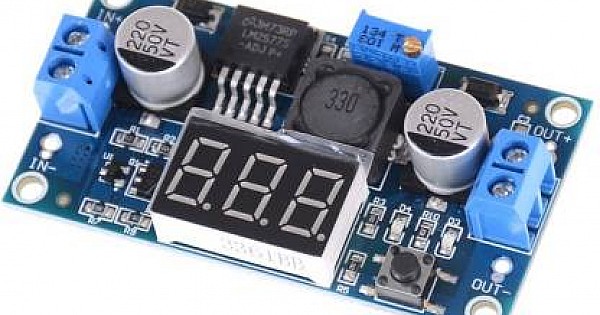 LM2577 3A DC-DC Step Up LED Voltmeter Adjustable Boost Converter module