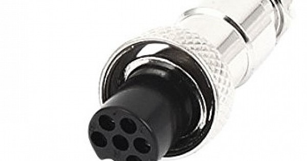 M12 6 Pin Aviation Plug Connector