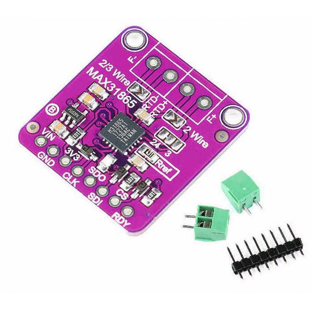 MAX31865 RTD Platinum PT100 to PT1000 Temperature to Digital Voltage ...