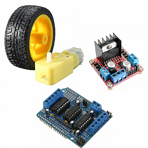 motors like Servo, Brushless Motor (BLDC), DC Gear Motor etc.