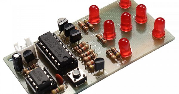 NE555 CD4017 5mm Red LED ICSK057A Electronic DIY Kit