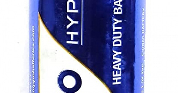 Nippo Hyper R20P (UM-1UH) 1.5V Zinc-Carbon Battery Heavy Duty Battery ...
