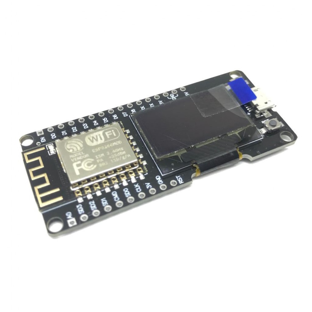 NODEMCU ESP8266 WIFI + 0.96 INCH OLED BOARD NODEMCU ESP8266 WIFI + 0.96 INCH OLED BOARD