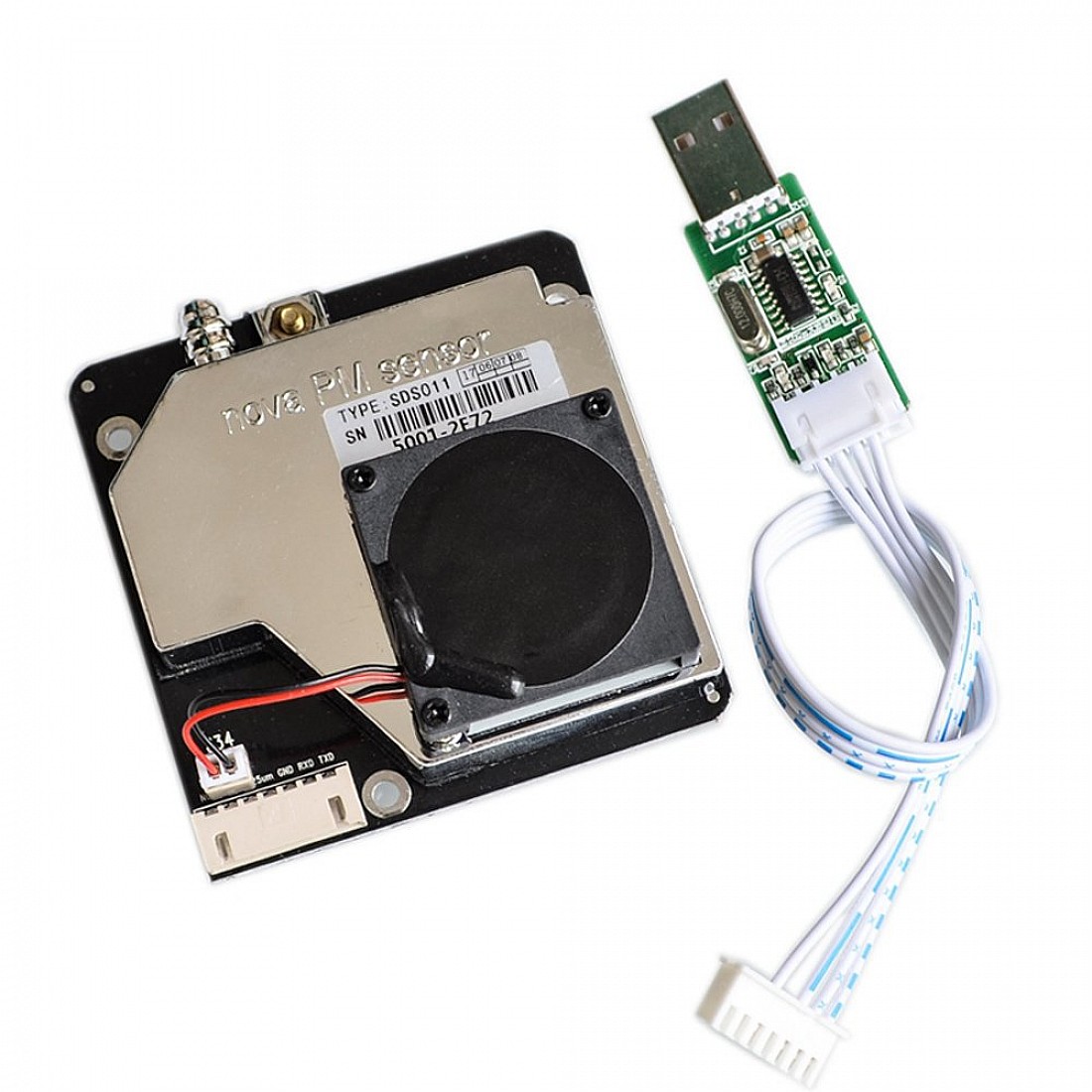 Nova Sds011 Pm Sensor High Precision Laser Pm25 Air Quality Detection Sensor