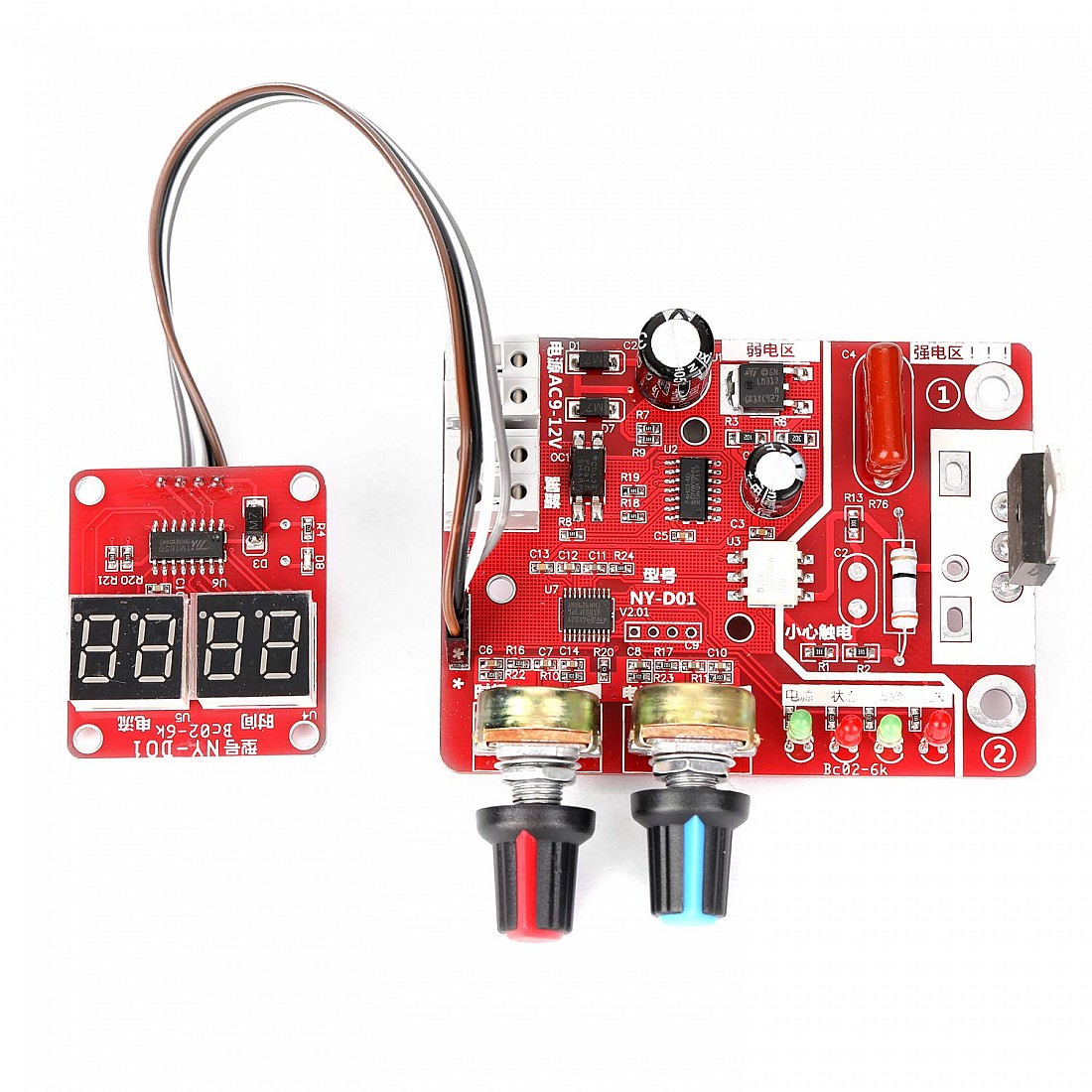 NY-D01 upgrade 40A digital display Spot welding time and current ...