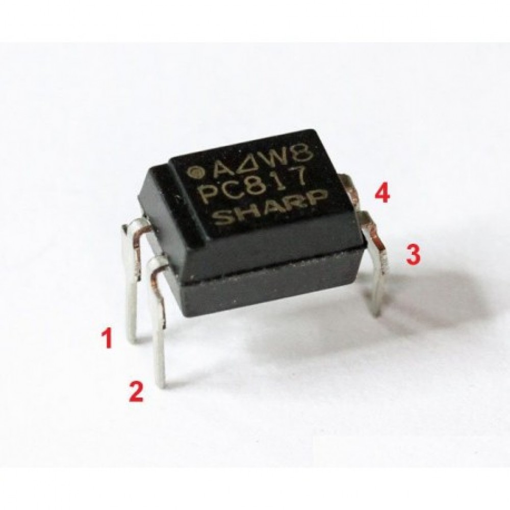 PC817 DIP-4 Optocoupler Transistor Output - FR-05-679 PC817 DIP-4 Optocoupler Transistor Output - FR-05-679