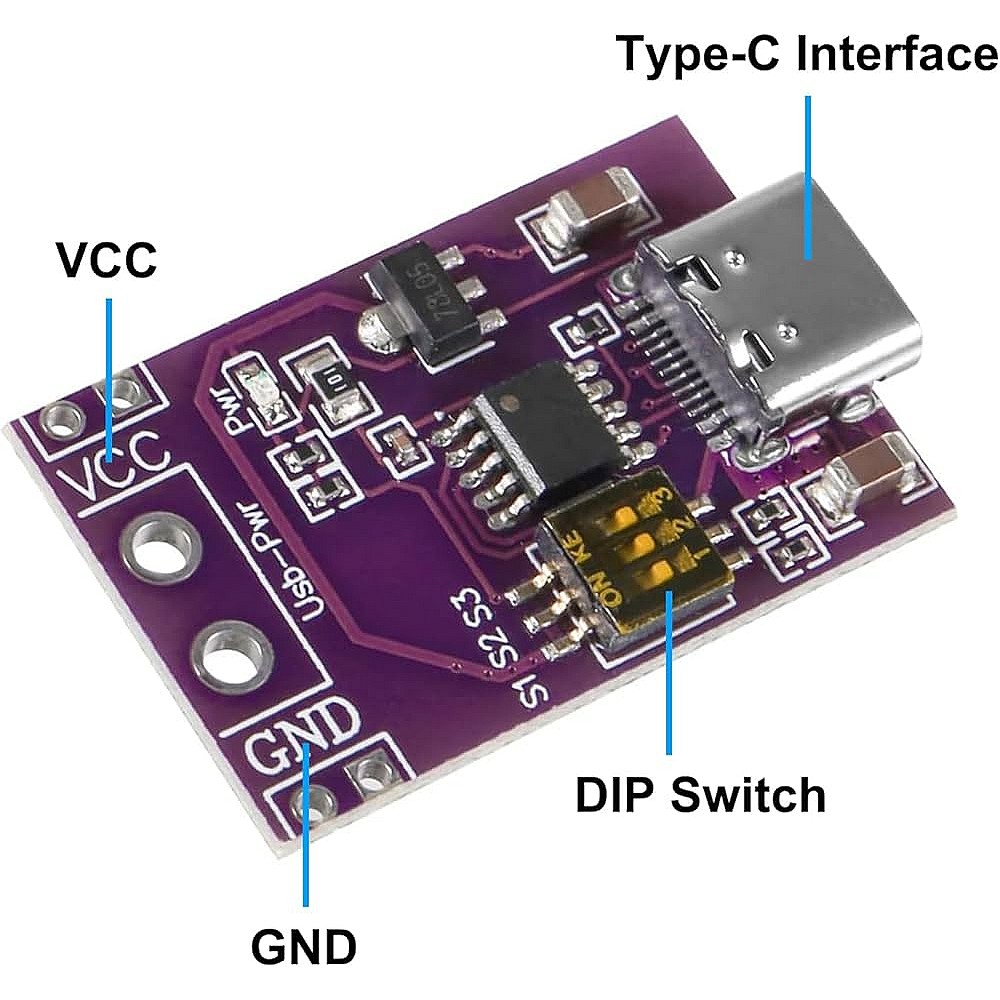 PD/QC/AFC Fast Charge Decoy Trigger