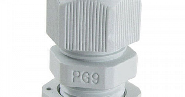 PG9 Waterproof IP68 Nylon Plastic Cable Gland Connector