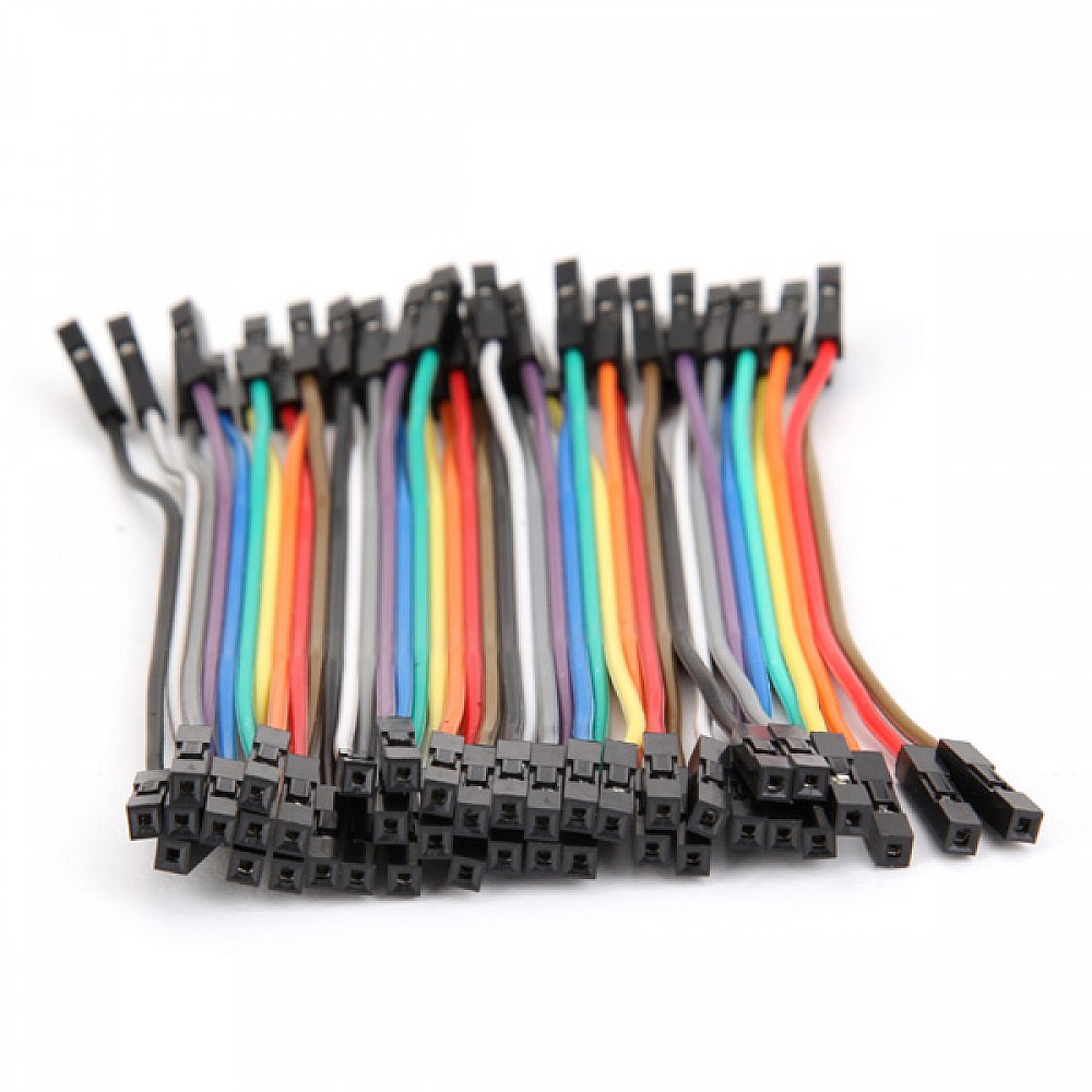 10pcs 10cm Female To Female Jumper Cable Dupont Wire For Arduino