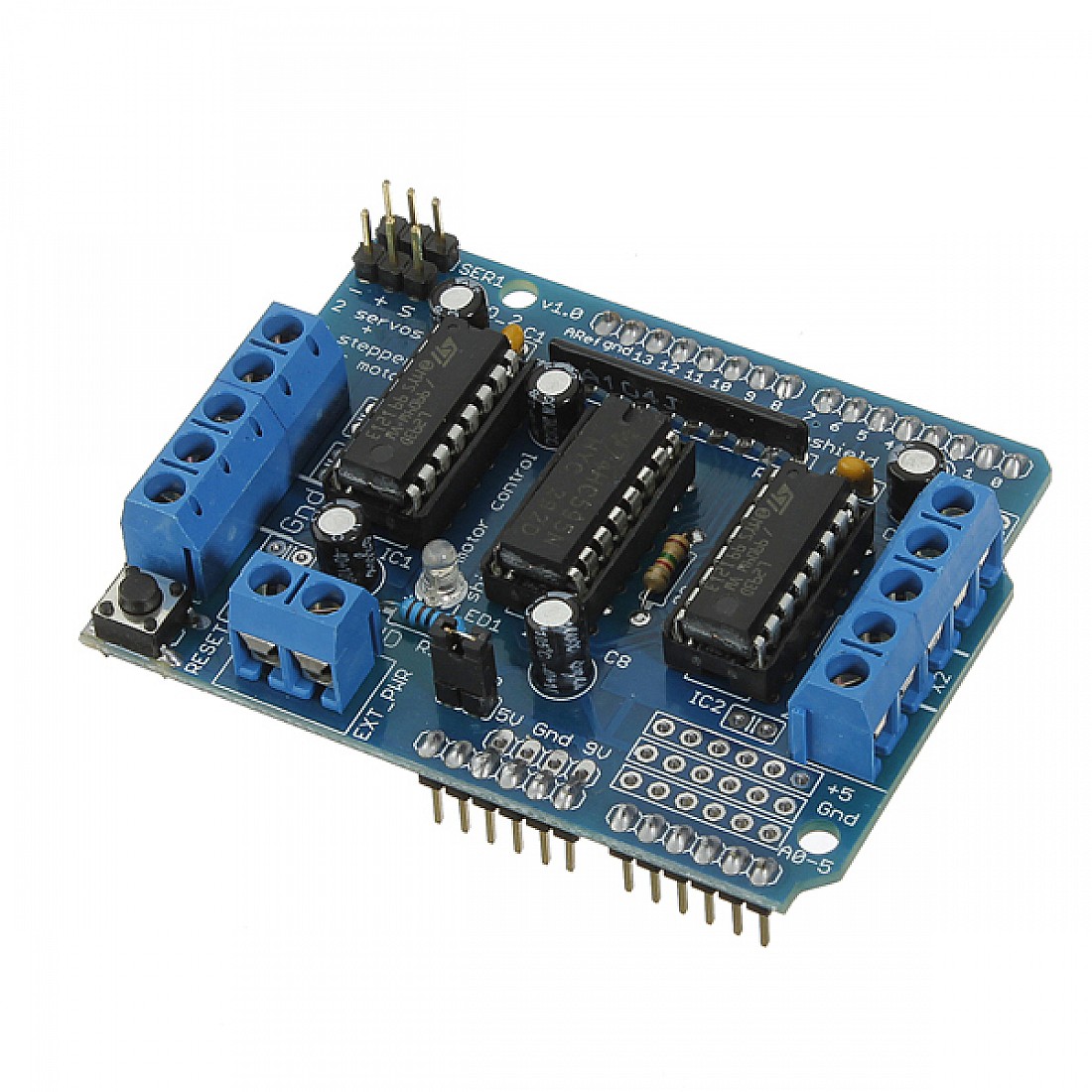 Motor Driver Shield L293D For Arduino