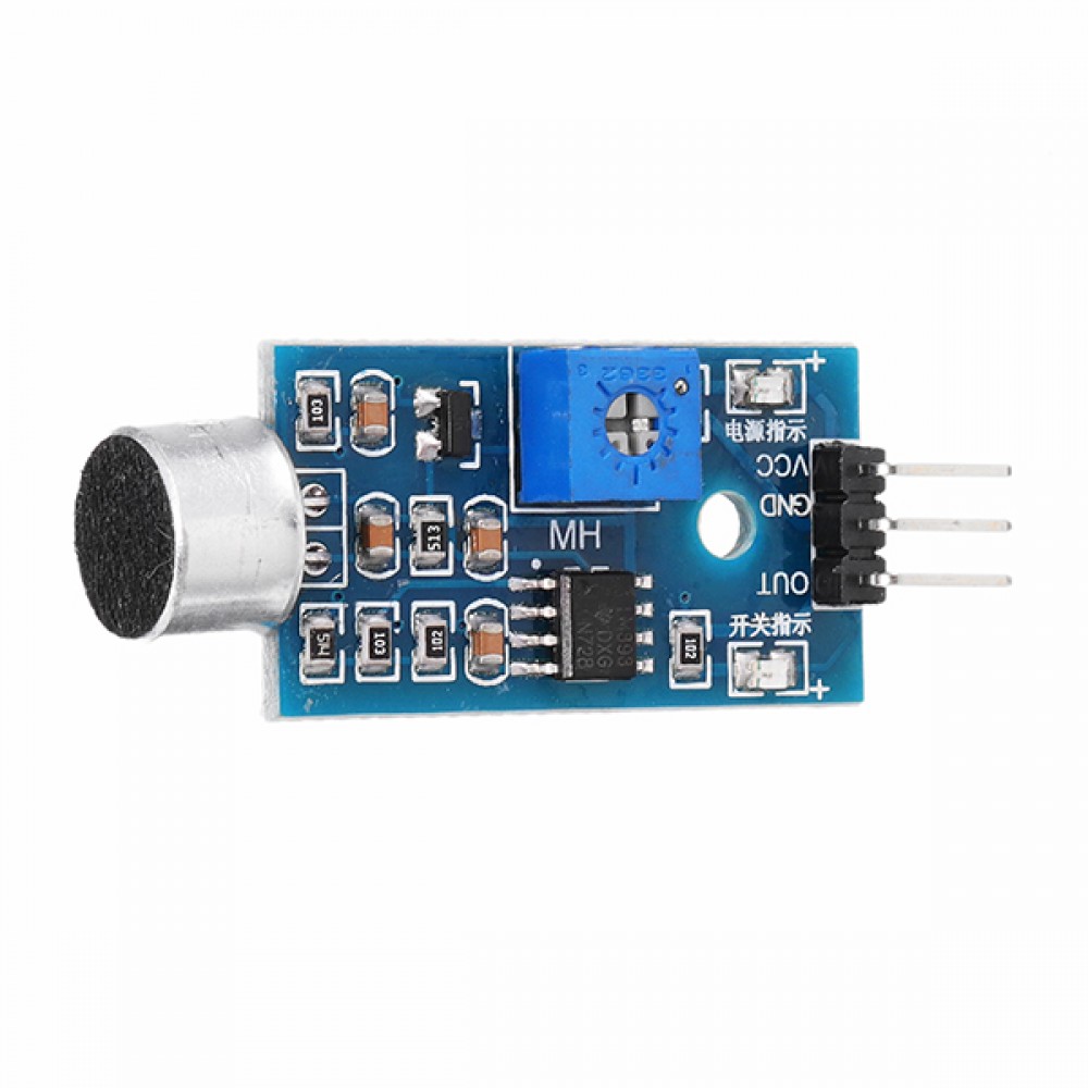 Microphone Sound Sensor Module Voice Sensor High Sensitivity Sound Detection Module Whistle Module