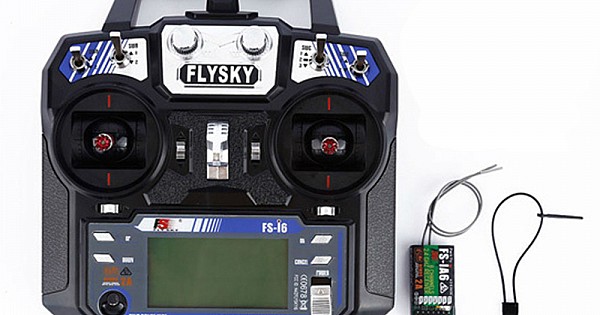FlySky FS-i6 2.4G 6CH AFHDS RC Transmitter With FS-iA6 Receiver