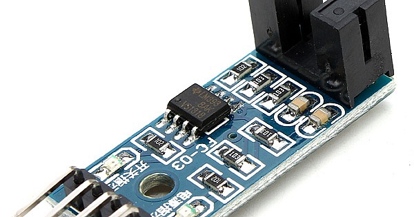 Optical slot speed measuring sensor for arduino