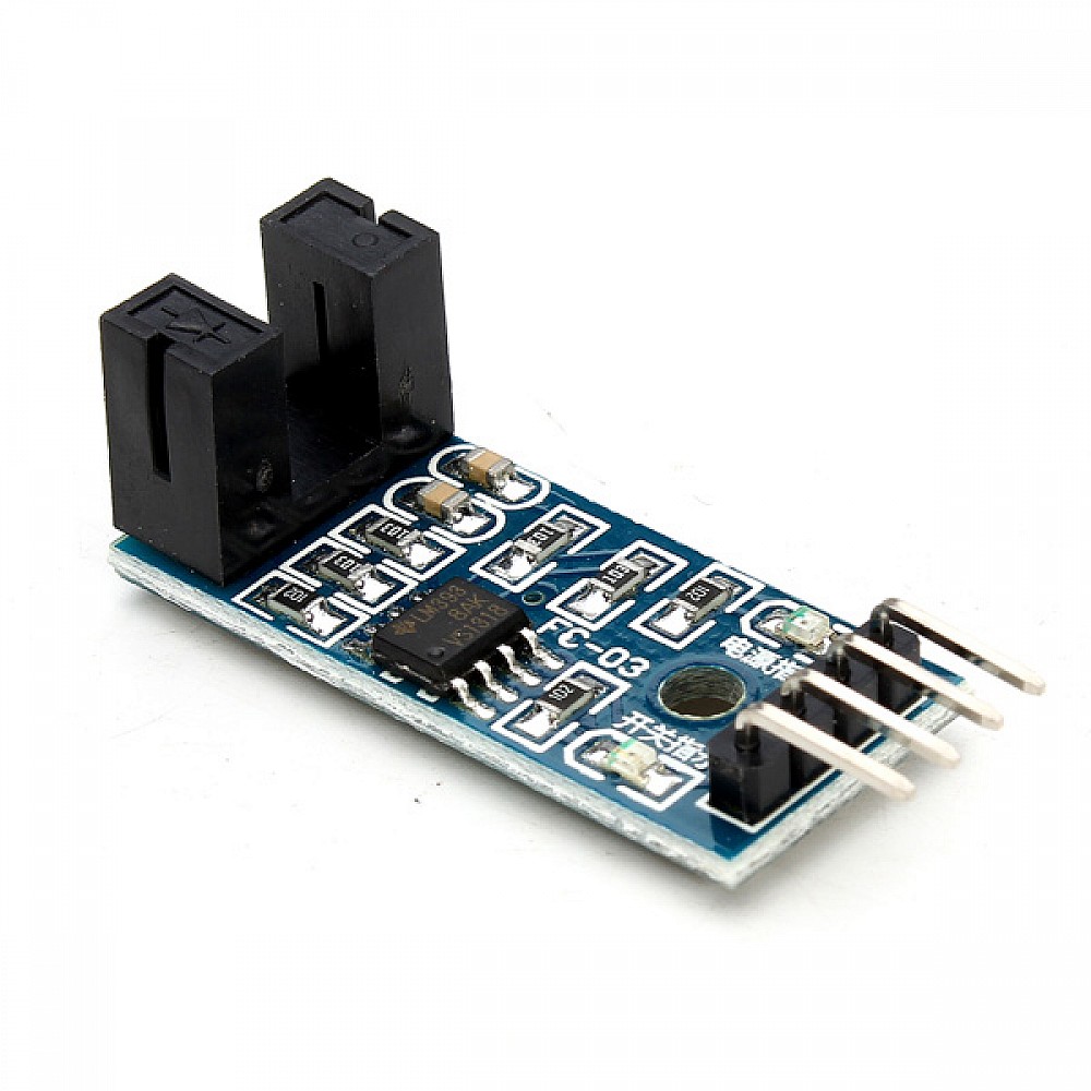 Optical slot speed measuring sensor for arduino