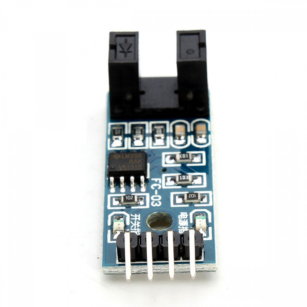 Optical slot speed measuring sensor for arduino
