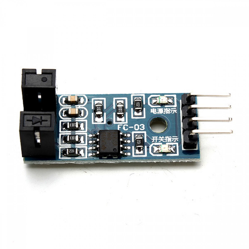 Optical slot speed measuring sensor for arduino