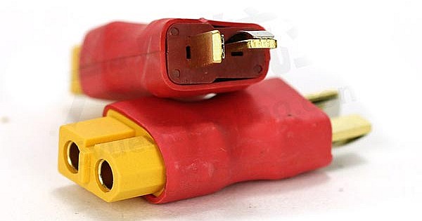 T Plug Male to XT60 Plug Female Connector