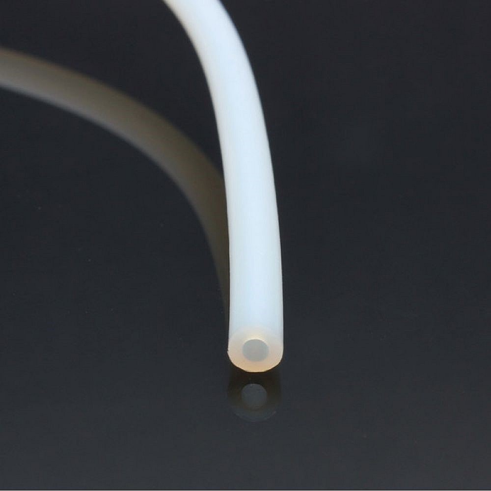 PTFE 3x4mm White Teflon Tube for 3mm 3D Printer Filament - 1 Meter