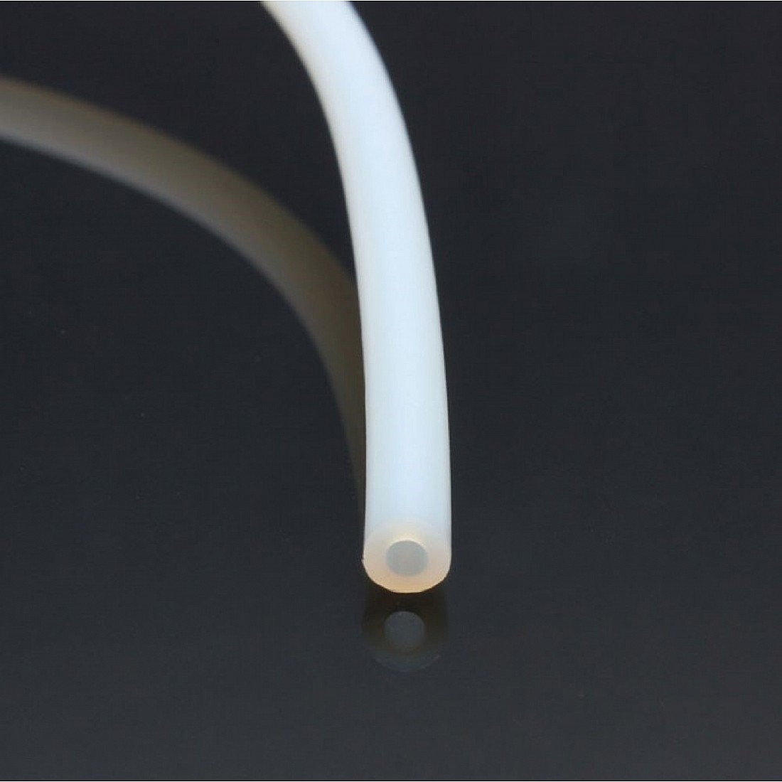 PTFE 3x4mm White Teflon Tube for 3mm 3D Printer Filament - 1 Meter