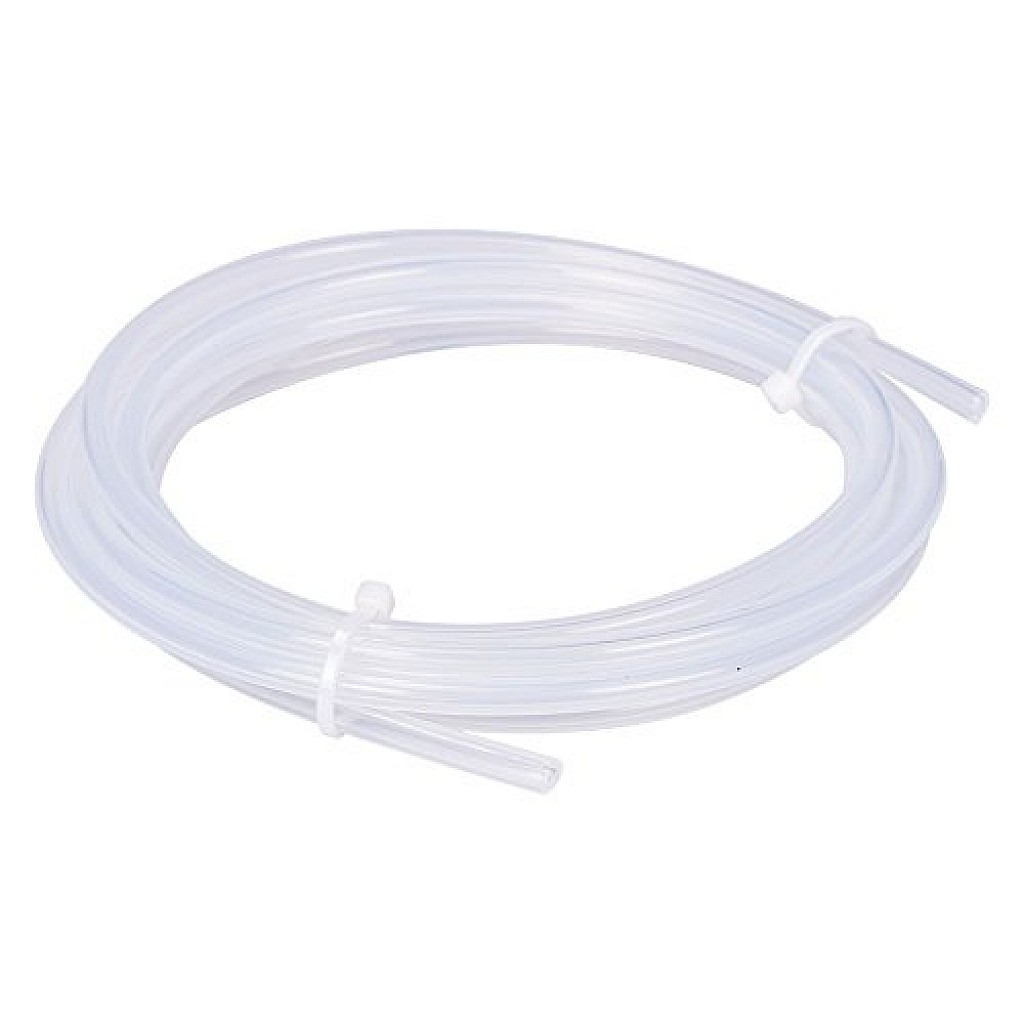 PTFE 4x6mm Transparent Teflon Tube for 3mm 3D Printer Filament - 1 Meter