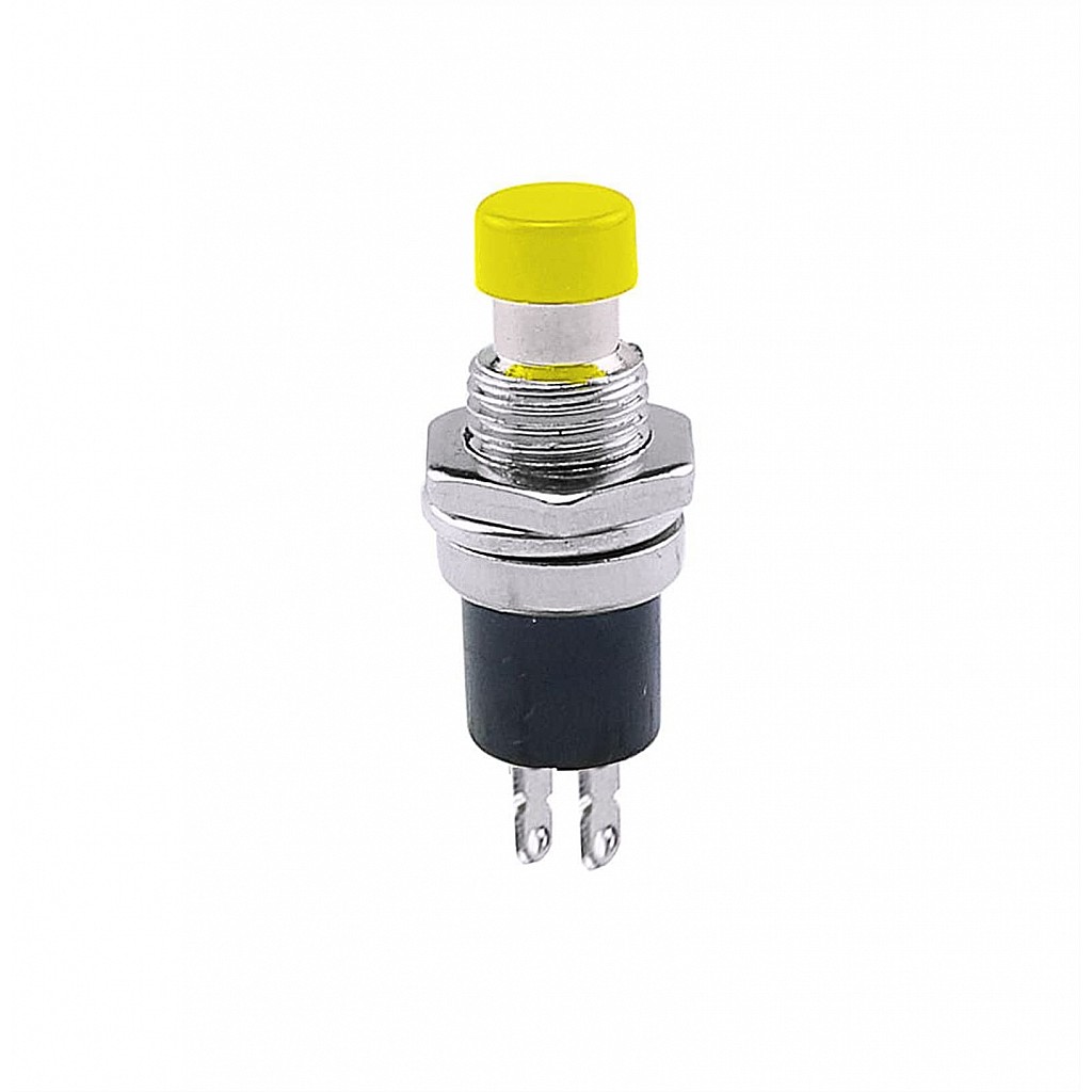 Push Through Yellow Button Switch PBS-110