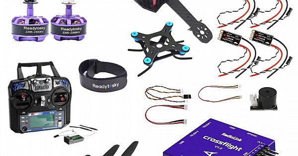 Racing Quadcopter Drone Kit with Crossflight
