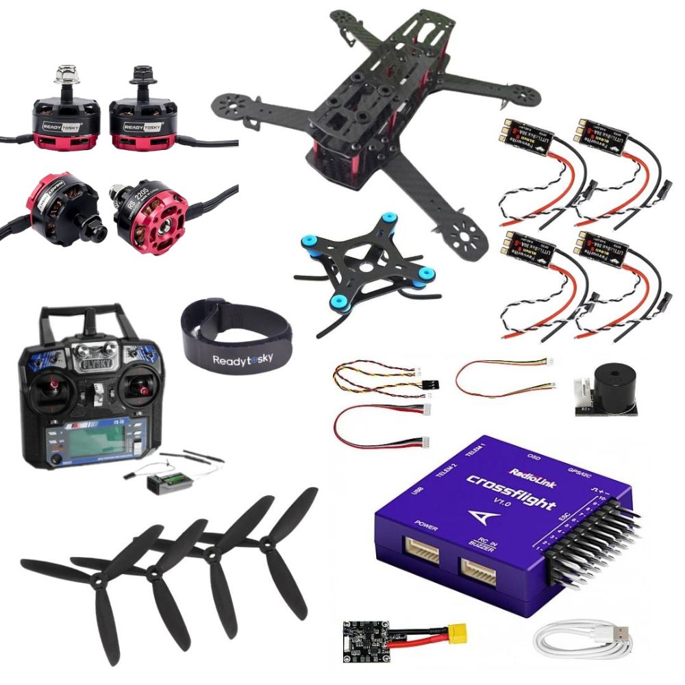 Racing Quadcopter Drone Kit with Crossflight