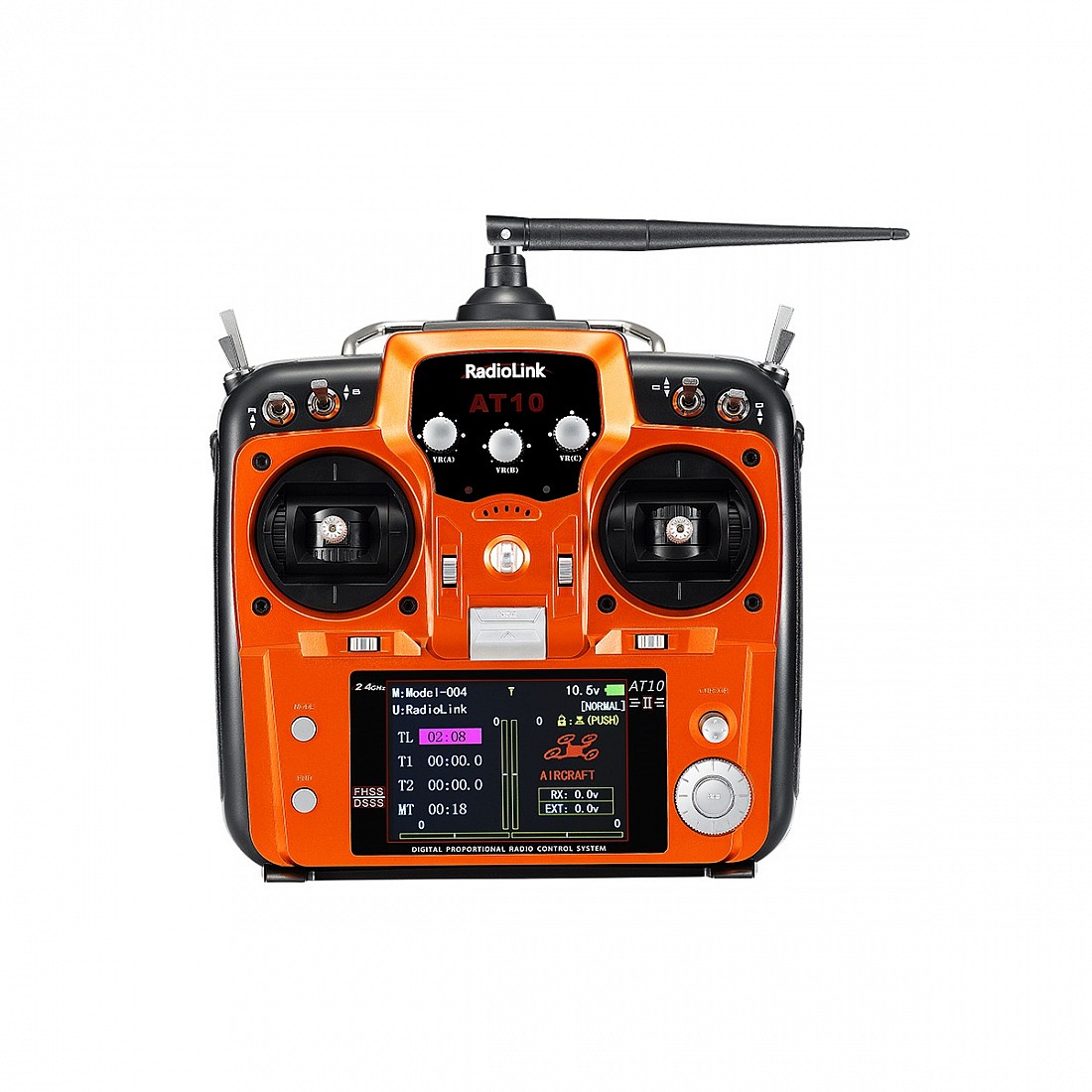 Radiolink AT10II transmitter with R12DS 12 Channels Receiver for racing ...