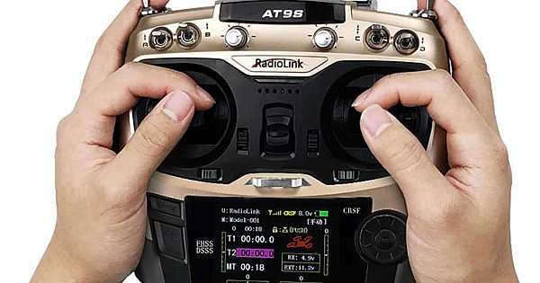 Radiolink AT9S Pro remote with R9DS 9/10 Channels Receiver