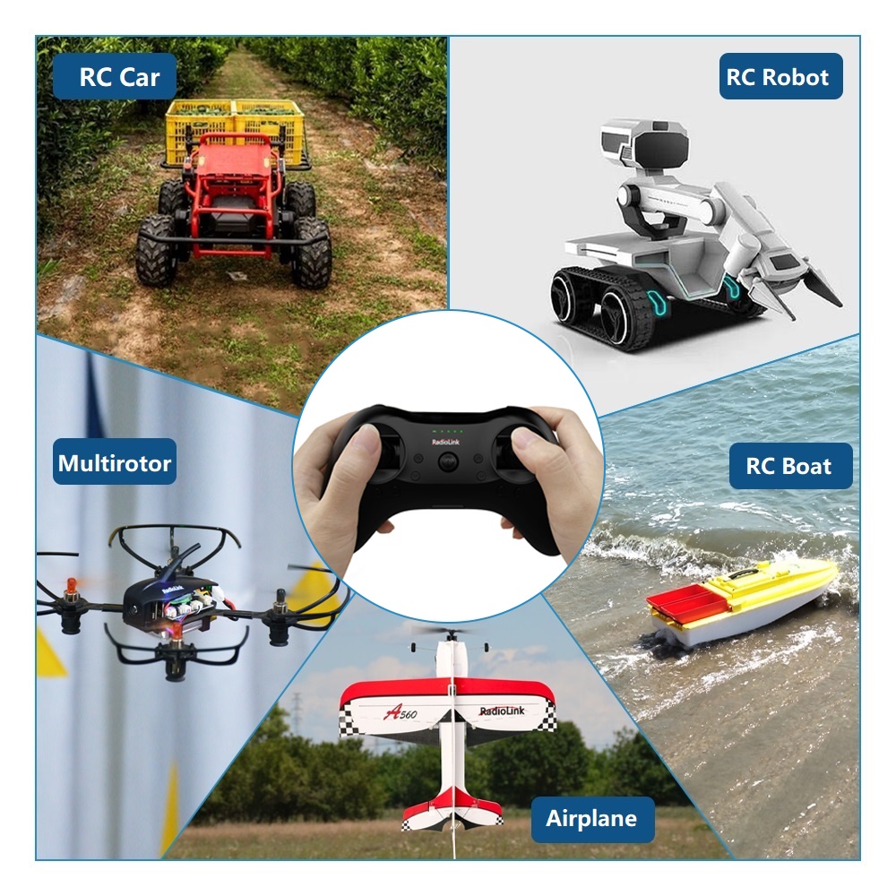 Radiolink T8S(BT) 8 channels Handle Remote Controller with R8EF 8 ...