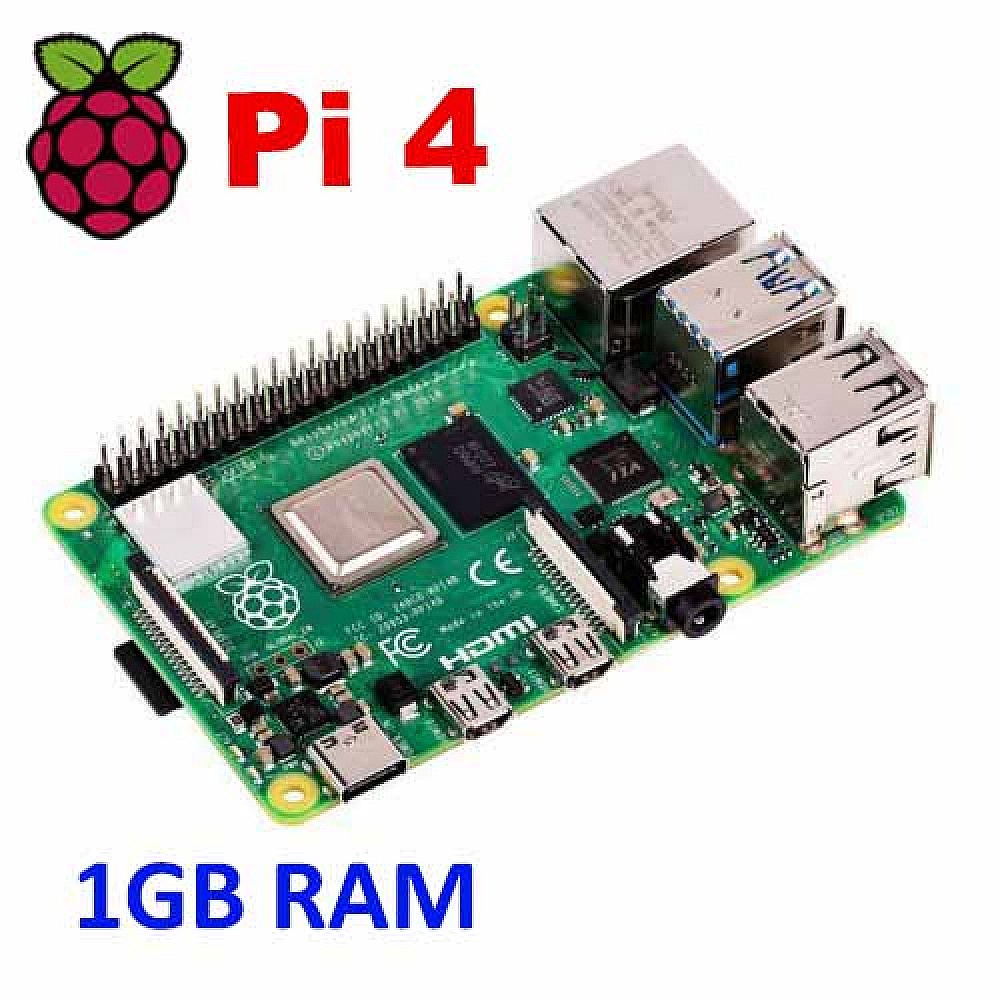 Raspberry Pi 4 Model-B with 1 GB RAM