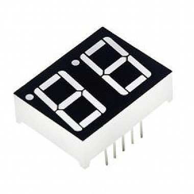 Red 0.56inch 2 Digit 7 Segment LED Display Digital Tube - Common Anode