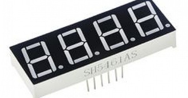 Red 0.56inch 4 Digit 7 Segment LED Display Digital Tube - Common Cathode
