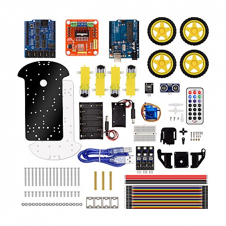 All robotics spar parts for making DIY Robot