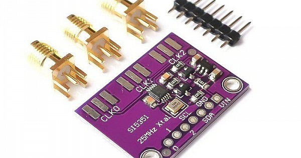 Si5351 8KHz to 160MHz Clock Generator Breakout Module
