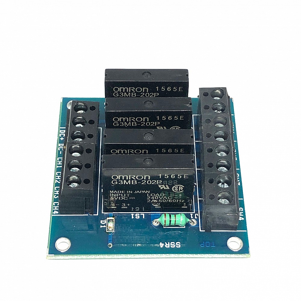 5V 4 Channel SSR Relay Module (Solid State Relay Module) with Fuse Sensor