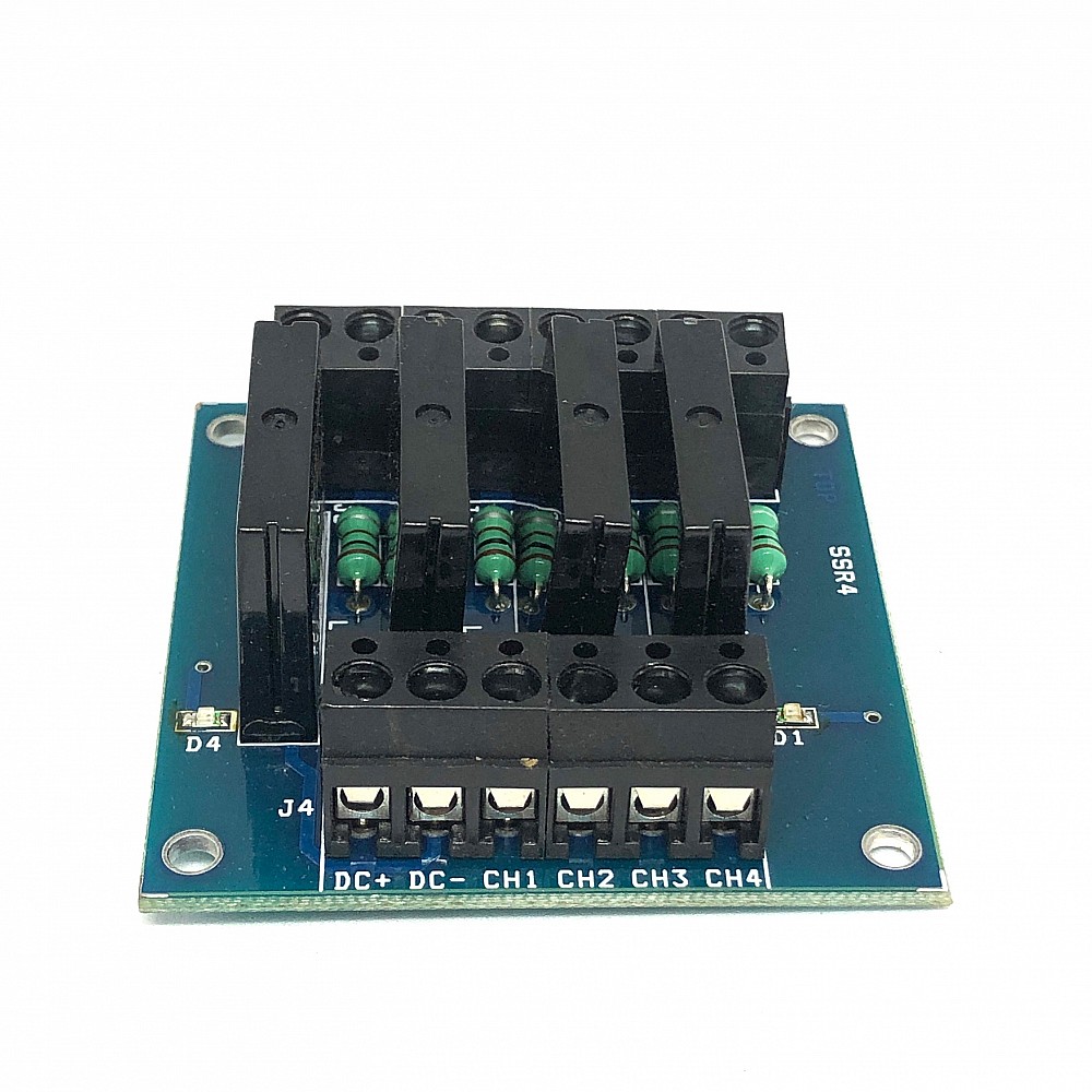 5V 4 Channel SSR Relay Module (Solid State Relay Module) with Fuse Sensor