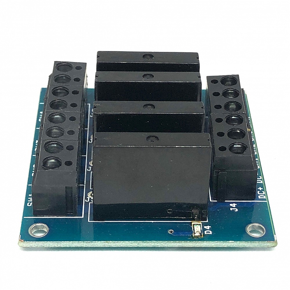 5V 4 Channel SSR Relay Module (Solid State Relay Module) with Fuse Sensor