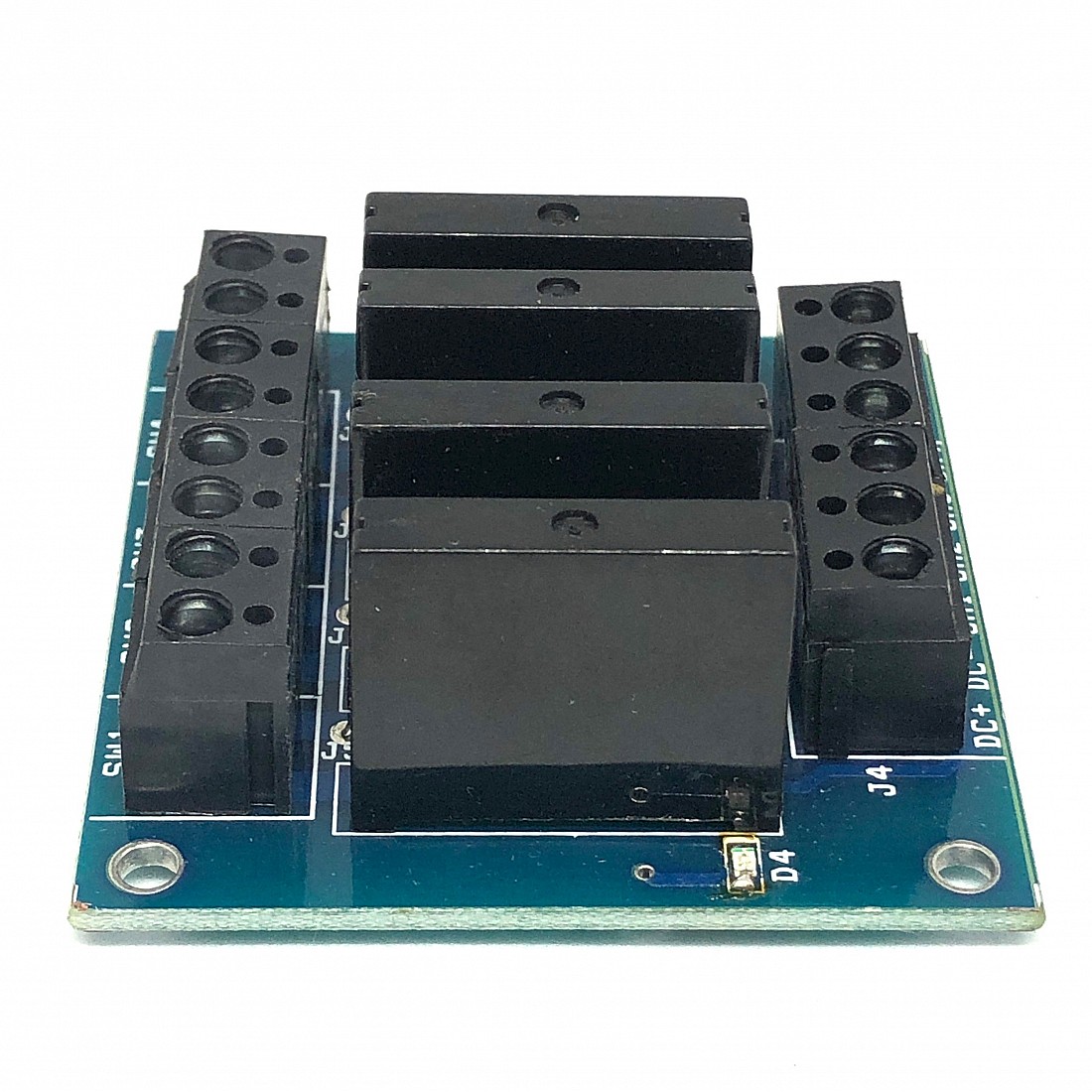 5V 4 Channel SSR Relay Module (Solid State Relay Module) with Fuse Sensor