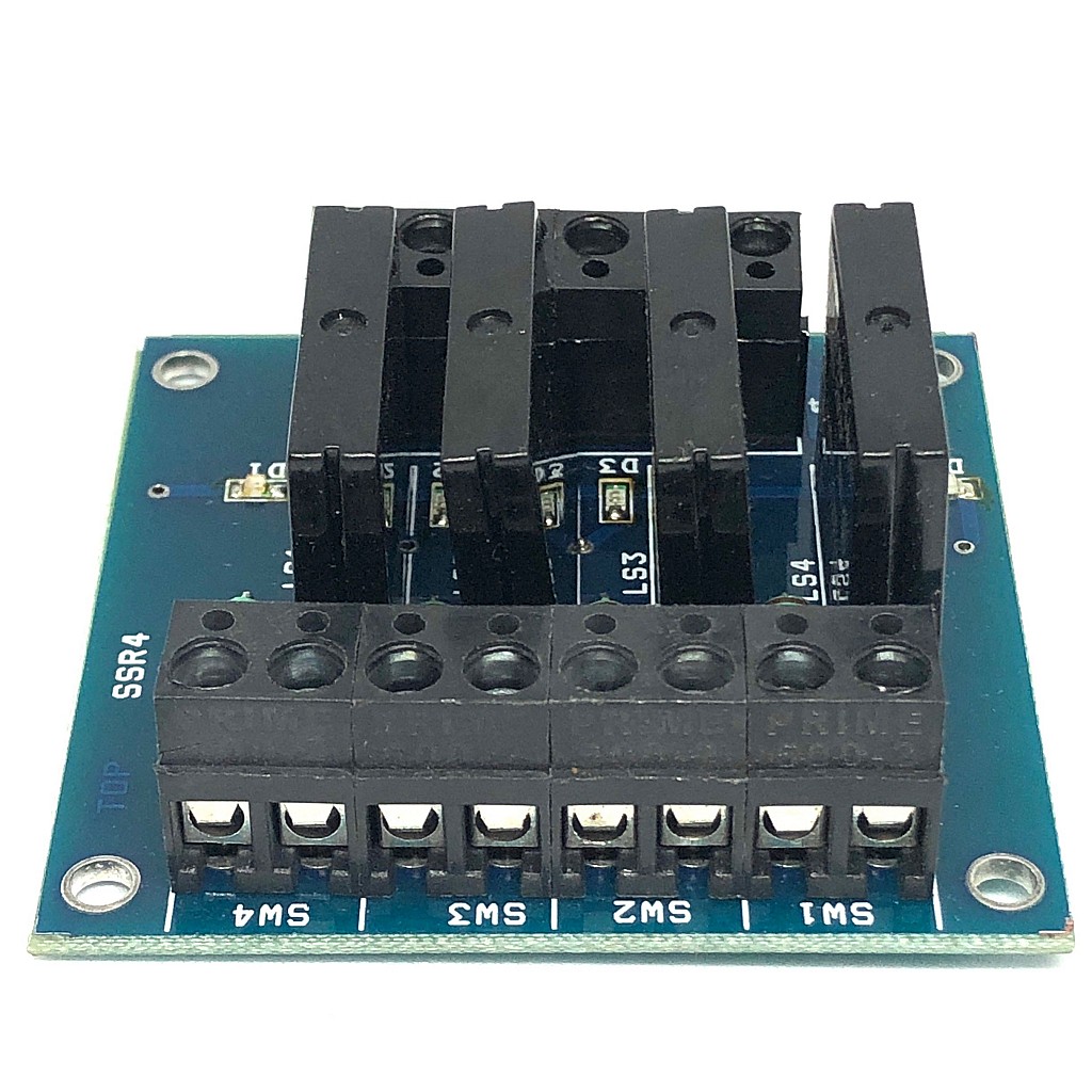 5V 4 Channel SSR Relay Module (Solid State Relay Module) with Fuse Sensor