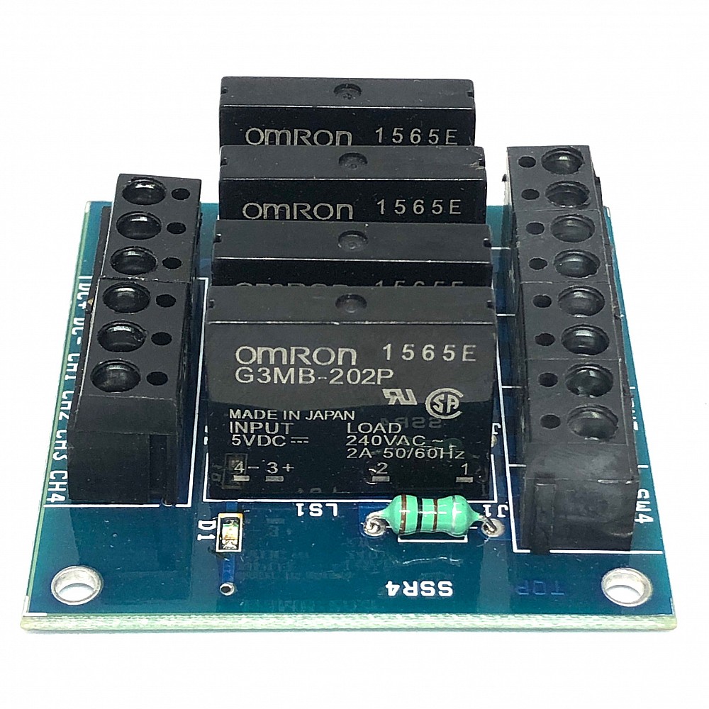 5V 4 Channel SSR Relay Module (Solid State Relay Module) with Fuse Sensor