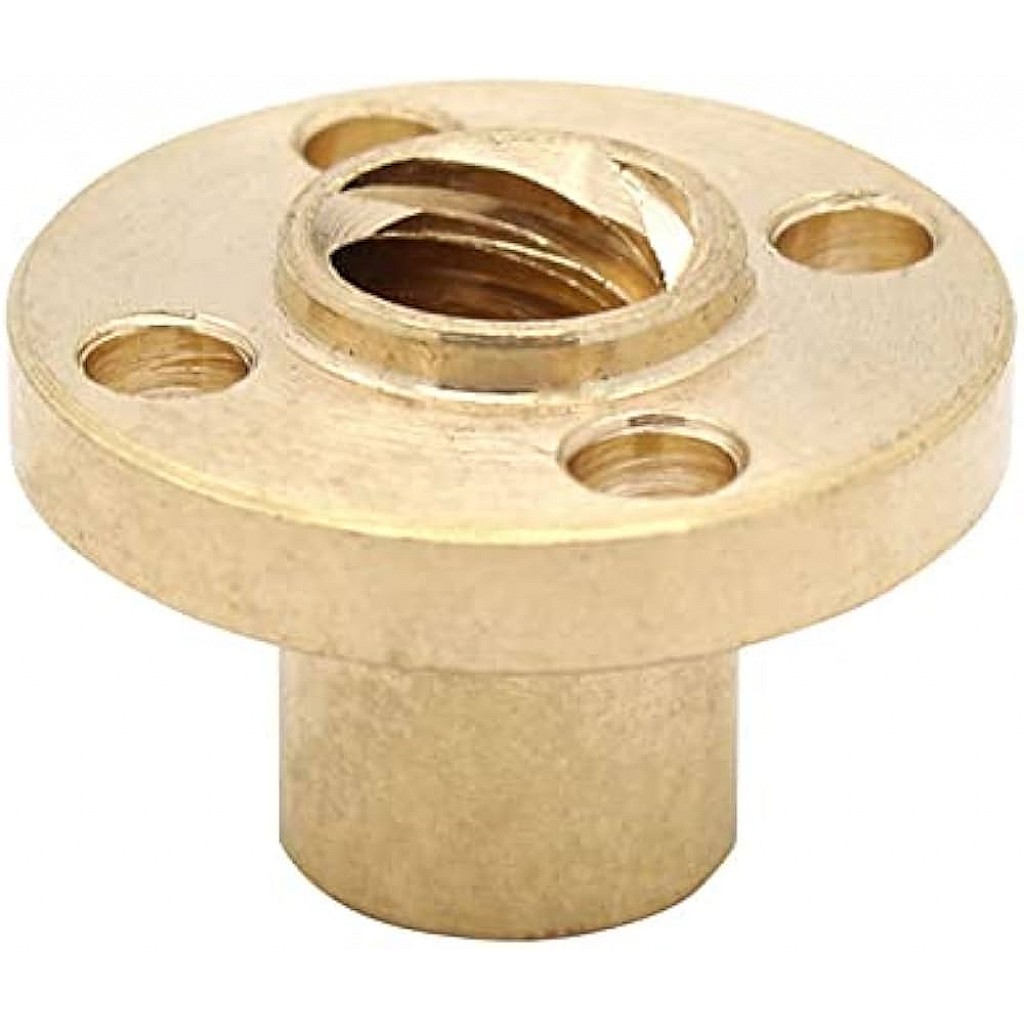 T8 Lead Screw Round Flange Nut 8mm Pitch