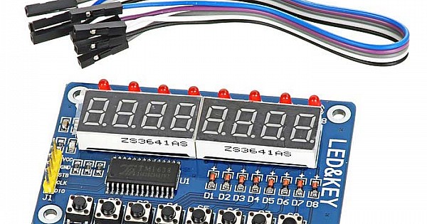 TM1638 8-Bit Button Digital LED Display Module TM1638 8-Bit Button Digital LED Display Module