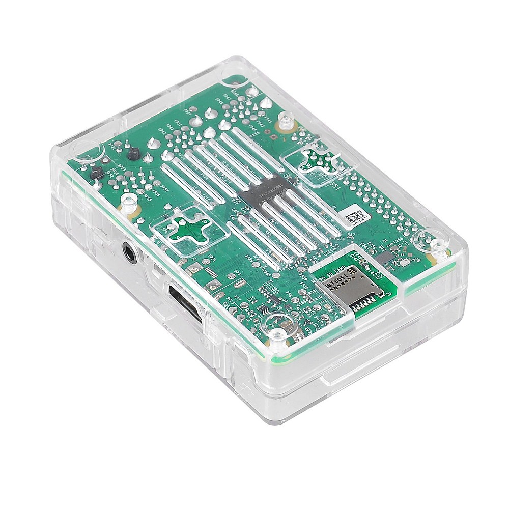 Transparent Plastic Case for Raspberry Pi 3 Model B