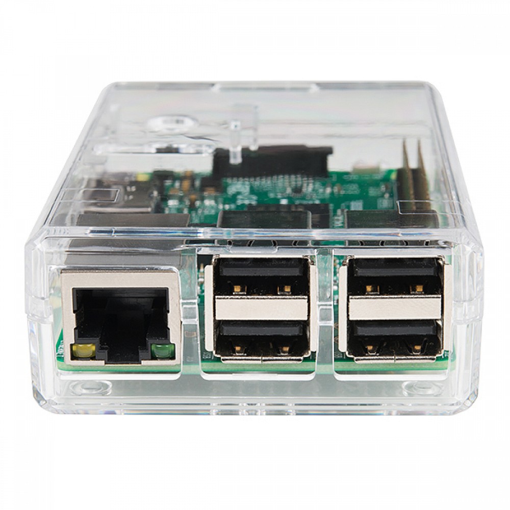 Transparent Plastic Case for Raspberry Pi 3 Model B