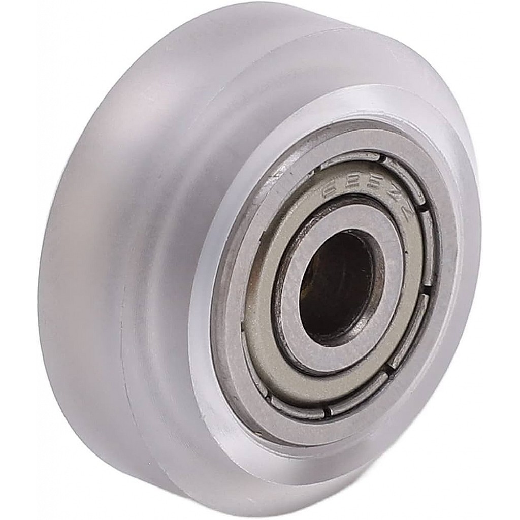 Transparent V-Wheel for 2020 Aluminum Profile - 5mm ID