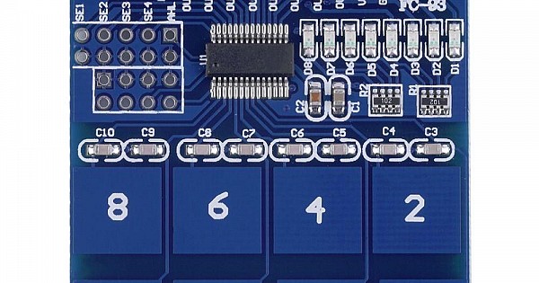 TTP226 8-Channel Capacitive Touch Sensor Module