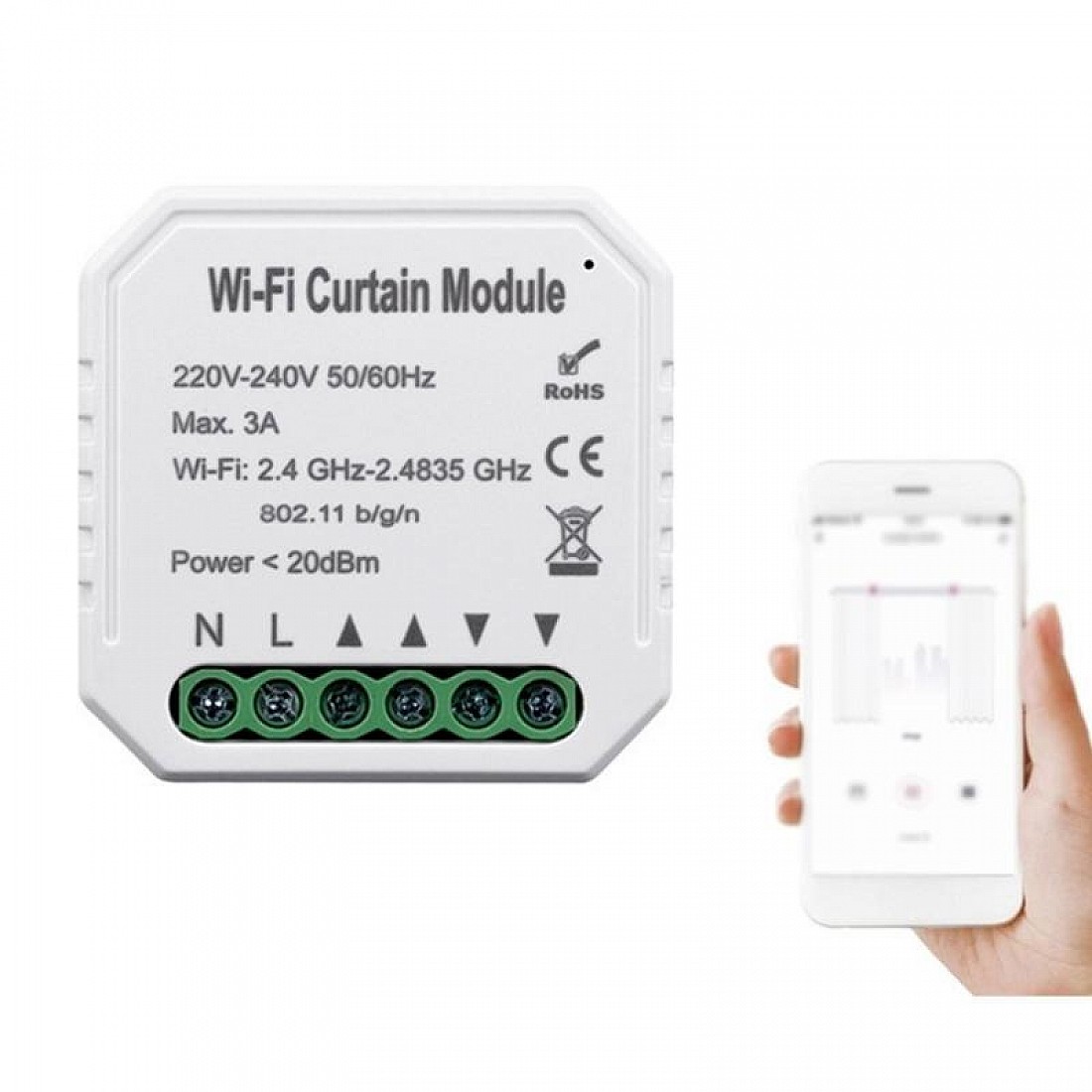 TUYA MS-108 Wifi Curtain Module for Smart Homes